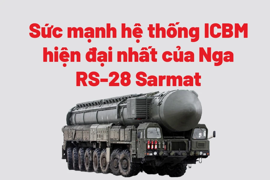 Sức mạnh hệ thống ICBM hiện đại nhất của Nga RS-28 Sarmat | Báo Pháp Luật TP. Hồ Chí Minh