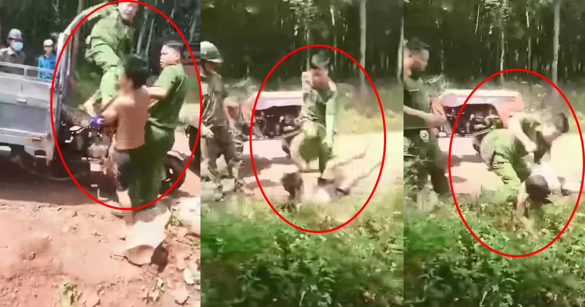 Công an Phú Riềng thông tin về clip ‘Công an đánh dân’ | Báo Pháp Luật ...