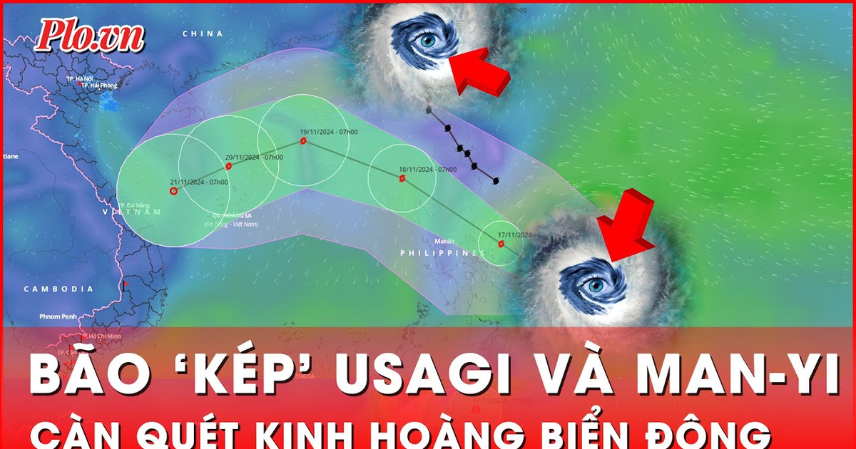 Usagi vừa suy yếu, cơn bão Man-yi giật cấp 17 tiến vào Biển Đông | Báo ...