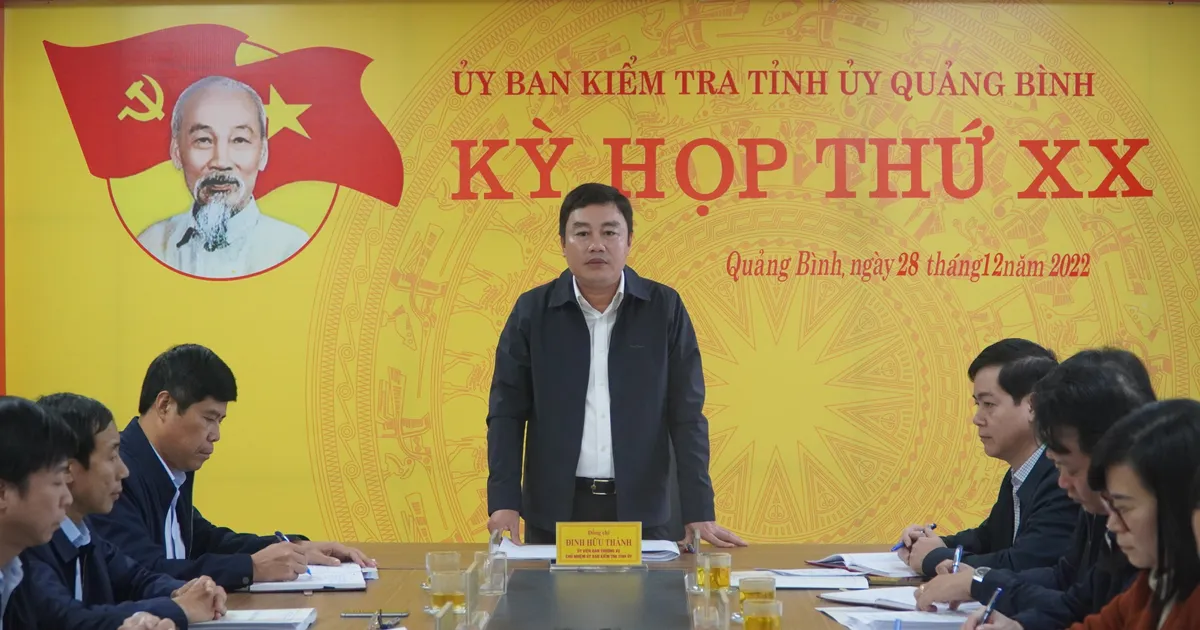 Quảng Bình Kỷ Luật 5 Cán Bộ Lãnh đạo Huyện Uỷ Tuyên Hoá Báo Pháp