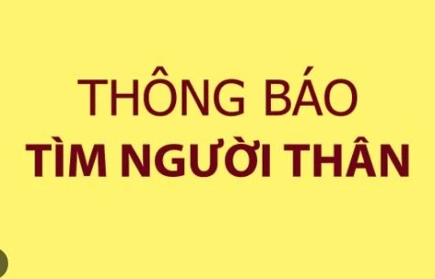 Tìm người thân | Báo Pháp Luật TP. Hồ Chí Minh