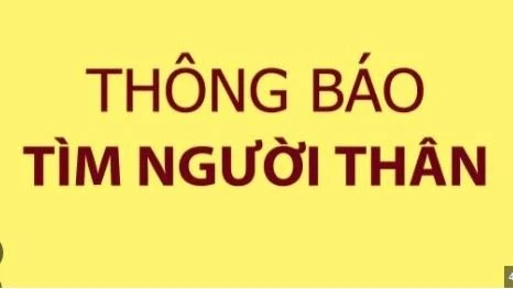 Tìm người thân | Báo Pháp Luật TP. Hồ Chí Minh