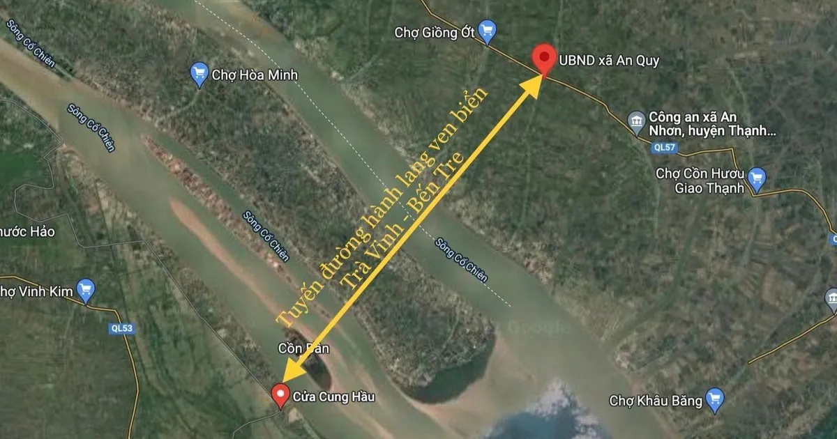 Thống nhất phương án tuyến đường hành lang ven biển kết nối Trà Vinh - Bến Tre | Báo Pháp Luật ...