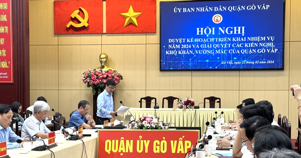 Đẩy nhanh các dự án giao thông trên địa bàn quận Gò Vấp | Báo Pháp Luật ...