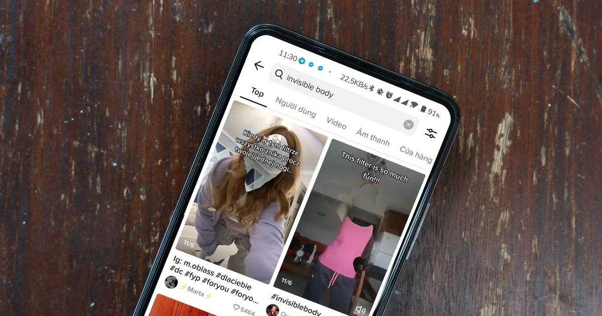 Thử thách Invisible Body trên TikTok có thể khiến bạn mất tài khoản ...