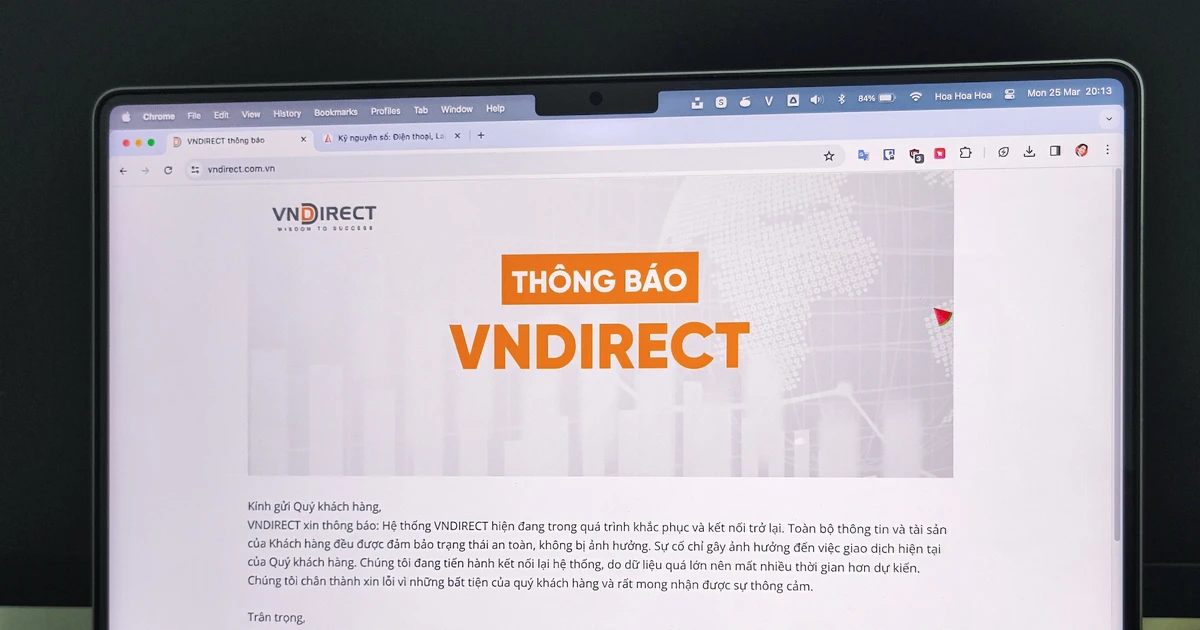 Từ vụ VNDirect bị tấn công: Chuyên gia khuyến cáo một số cách để hạn ...