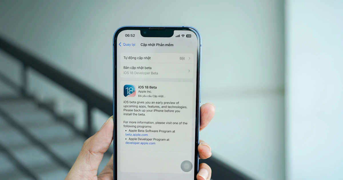 Cách cài đặt iOS 18 beta trên iPhone trước khi Apple ra mắt chính thức ...