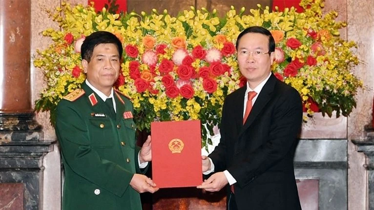 Phó Tổng Tham mưu trưởng quân đội Nguyễn Văn Nghĩa được thăng quân hàm Thượng tướng | Báo Pháp ...