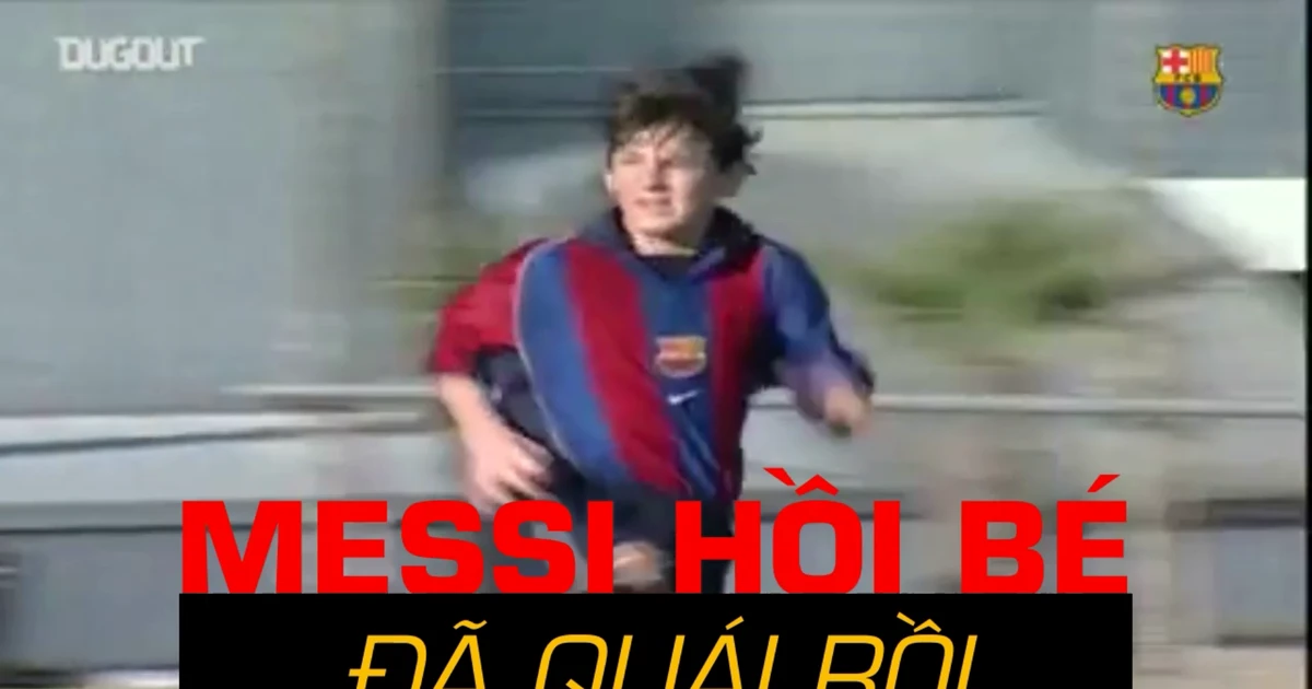 Xem Messi hồi bé đã 'quái' và thể hiện tài năng bẩm sinh | Báo Pháp ...