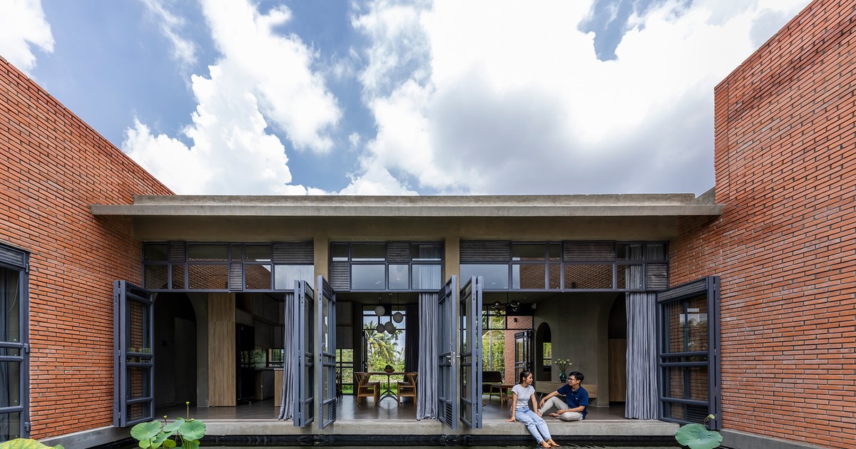 Ngôi nhà ba khối liên kết với nhau điều hòa khí hậu | Báo Pháp Luật TP ...