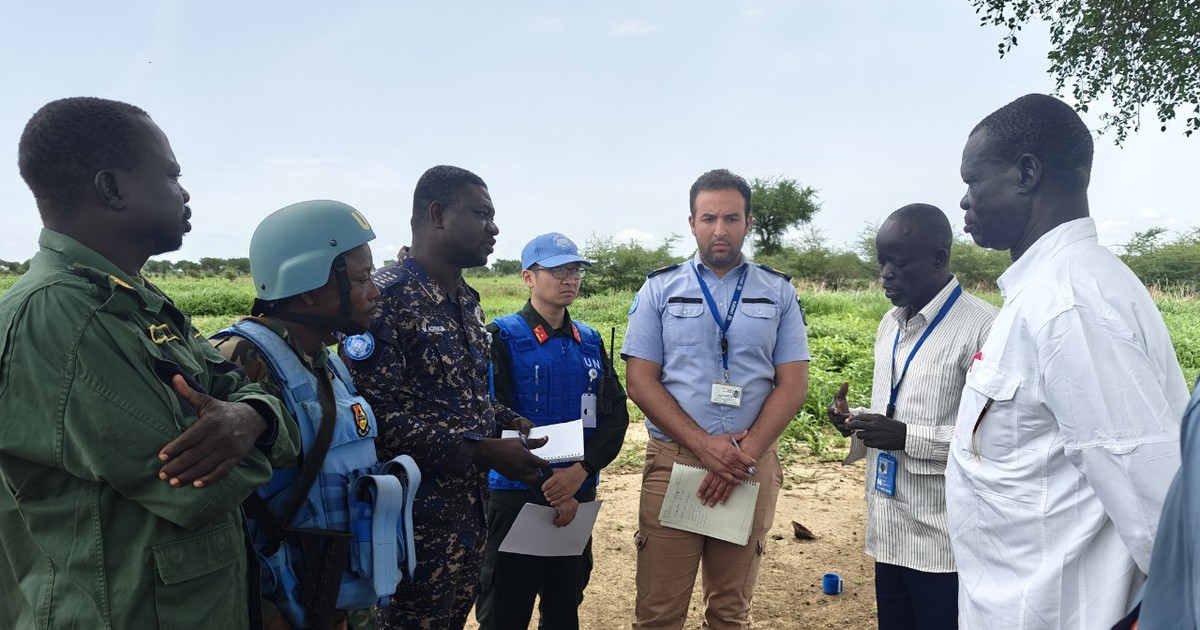 Chia sẻ của một cảnh sát Bộ Công an tham gia gìn giữ hòa bình ở khu vực Abyei | Báo Pháp Luật TP ...