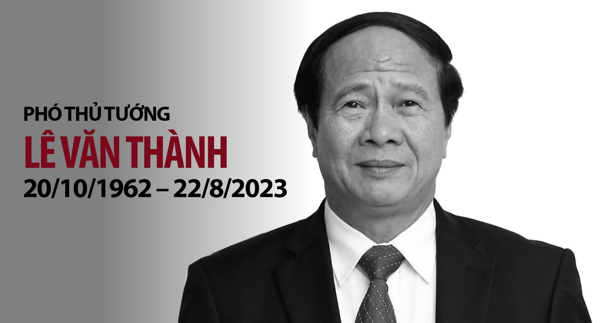 Phó Thủ tướng Lê Văn Thành từ trần | Báo Pháp Luật TP. Hồ Chí Minh