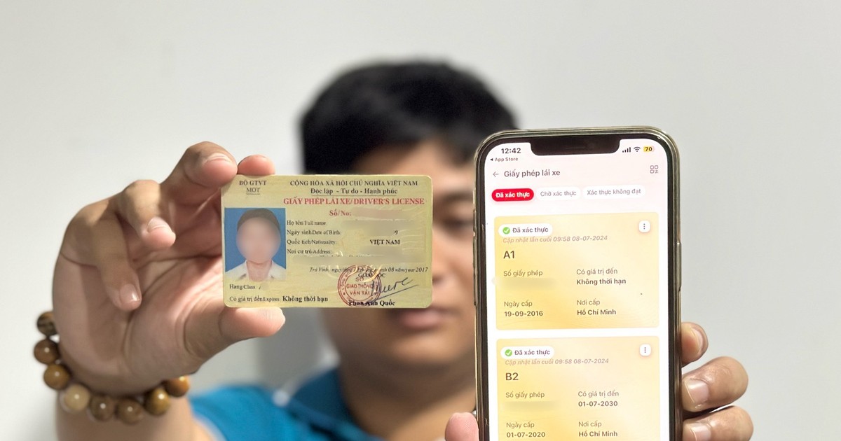 Tích hợp GPLX trên VNeID nhưng bị mất bản cứng, có cần xin cấp lại bằng ...