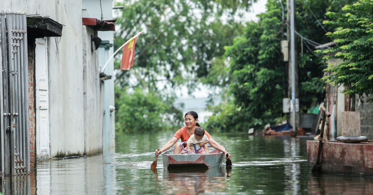 Hà Nội: nhiều làng xã ven sông Bùi, sông Tích sống chung với lũ 6 ngày ...