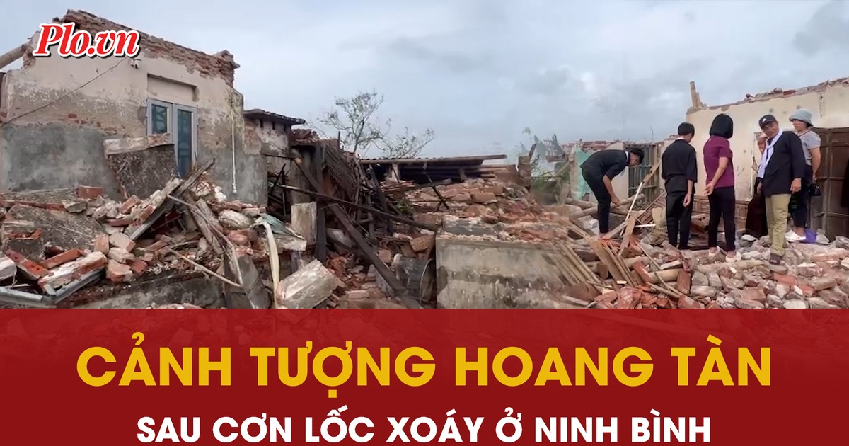Cơn lốc quét qua Ninh Bình để lại khung cảnh tang thương | Báo Pháp ...