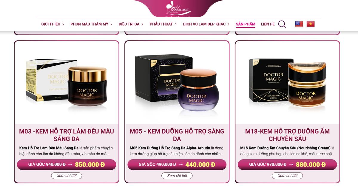 Động thái mới nhất của Thẩm mỹ viện Mailisa khi các sản phẩm bị kiểm ...