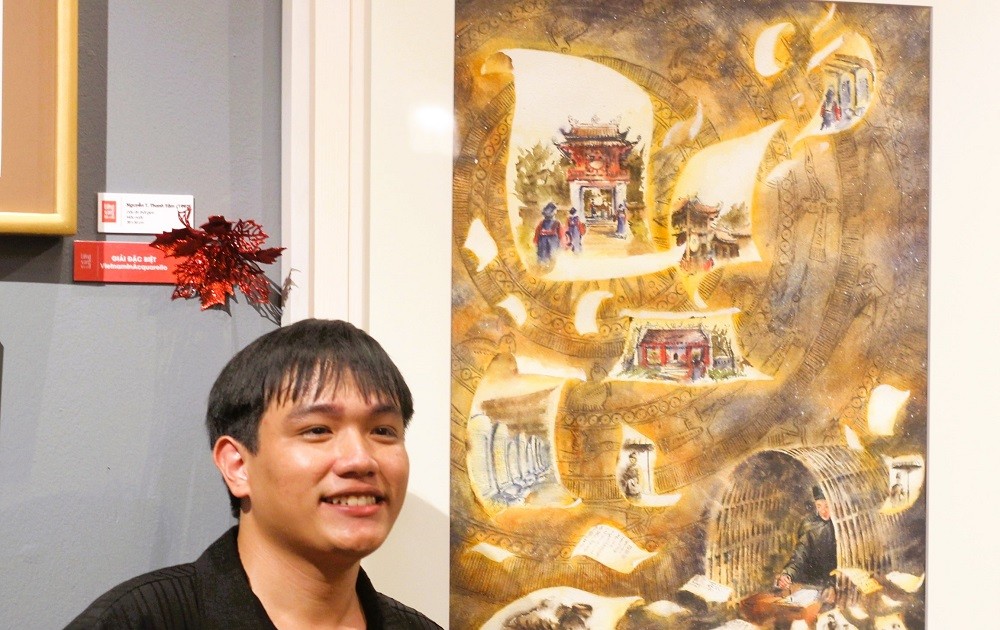 Hoạ sỹ 9X vẽ 'Dòng sử' đạt giải nhất cuộc thi 'Tiếng vang lịch sử ...