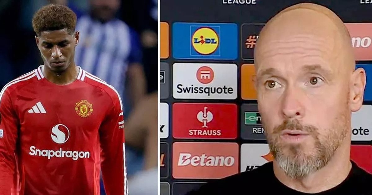 HLV Ten Hag lý giải khi thay Rashford vừa ghi bàn cho Man United | Báo ...