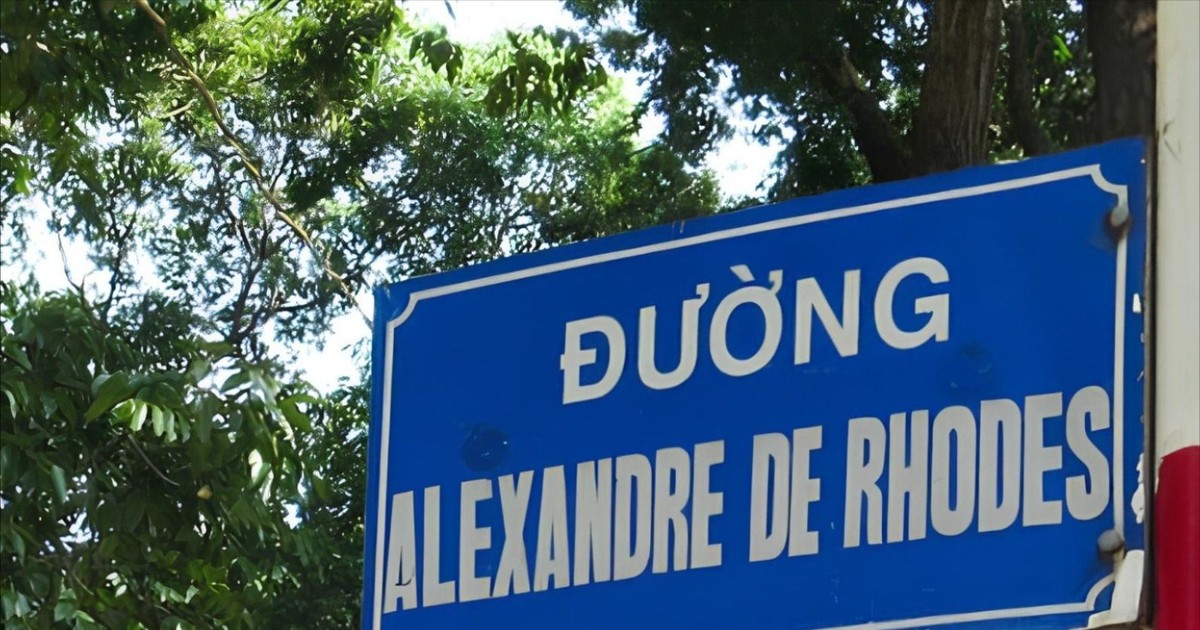 Tranh cãi xoay quanh việc đặt tên đường Alexandre de Rhodes, đường ...