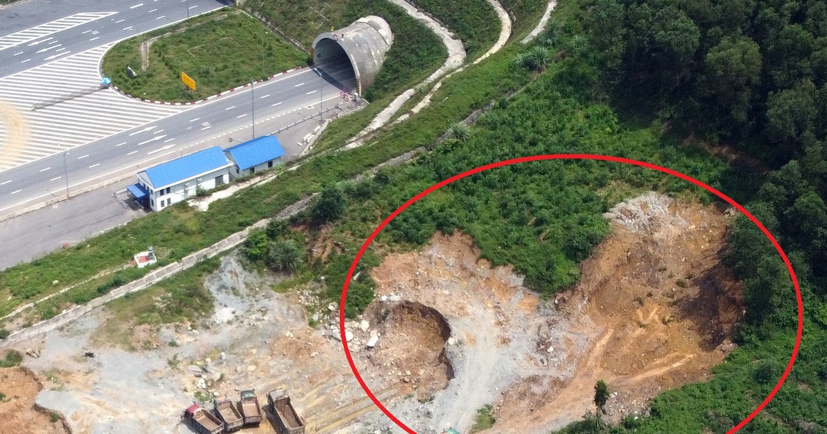 Vụ xe tải 'xé rào' vào cao tốc Bắc - Nam: Không được phép xúc đất bên ...