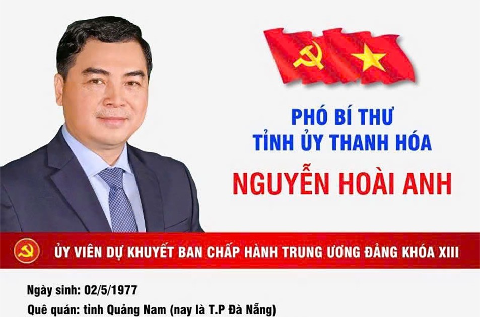 Bộ Chính trị phân công ông Nguyễn Hoài Anh giữ chức Phó Bí thư Tỉnh ủy tỉnh Thanh Hóa | Báo Pháp ...