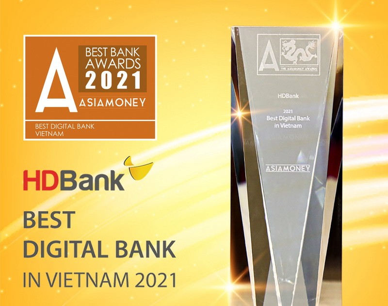 HDBank đạt giải thưởng Ngân hàng số tốt nhất Việt Nam 2021 | Báo Pháp ...