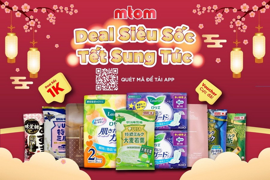 Sàn MTOM tung triệu deal 1K, nghìn đơn mỗi ngày chào đón Tết Quý Mão ...