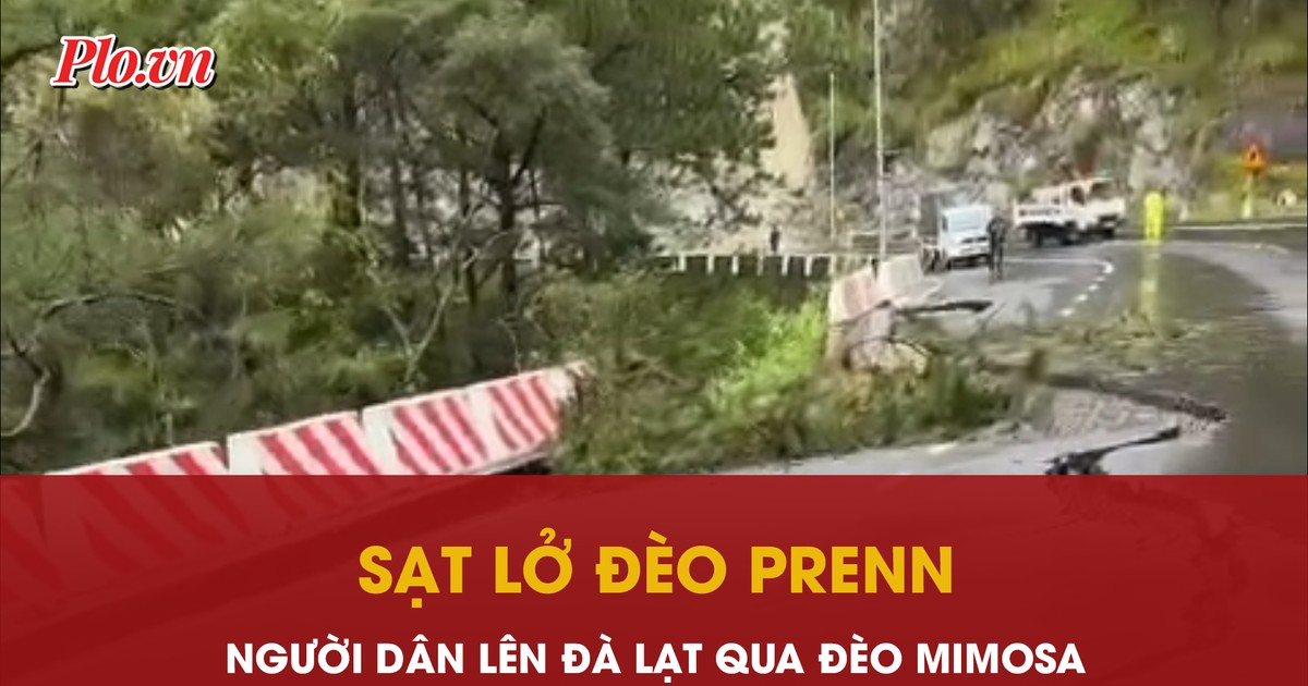 Đèo Prenn bị sạt, người dân lên Đà Lạt qua đèo Mimosa | Báo Pháp Luật ...