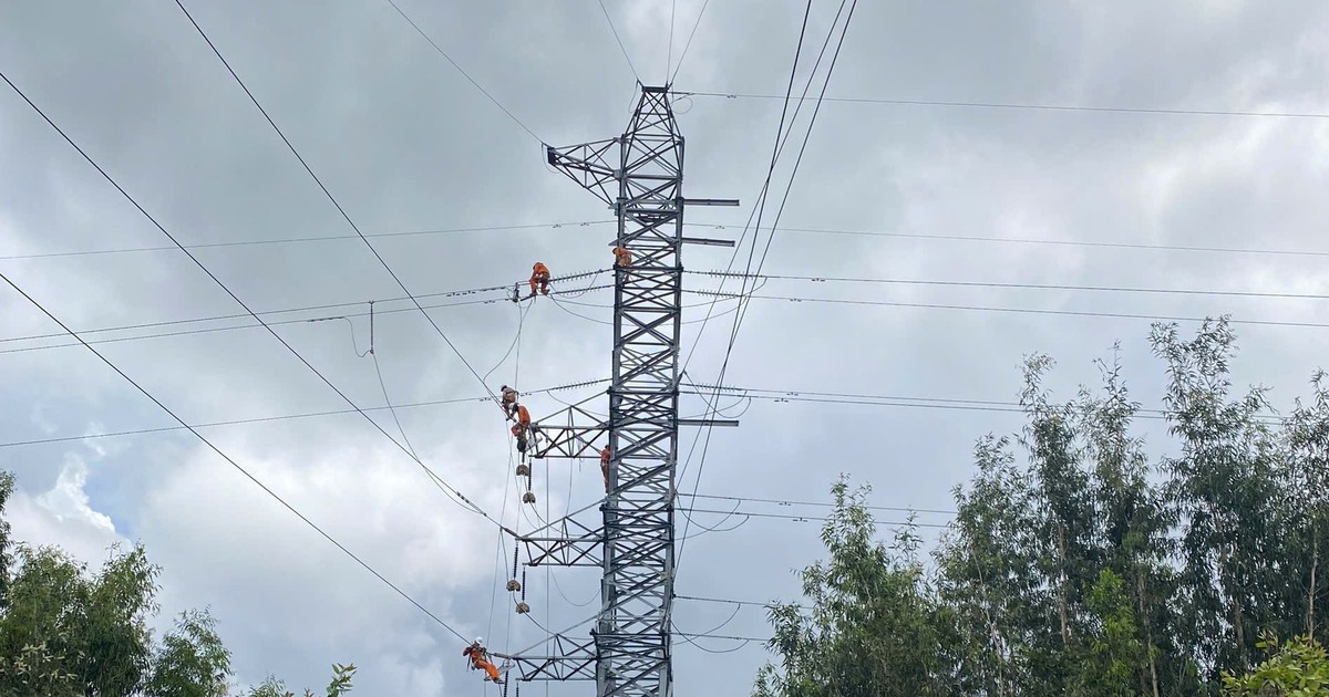 Đã khắc phục sự cố mất điện diện rộng tại Long An và Tiền Giang | Báo ...