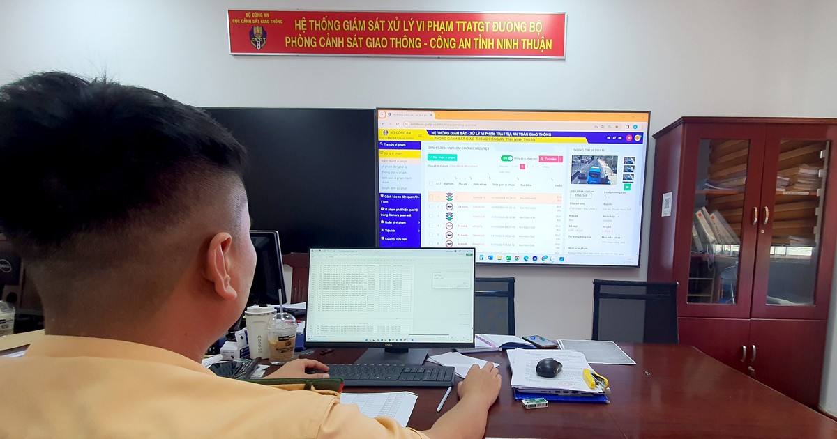 Ninh Thuận: 3 tháng phát hiện hơn 4.500 trường hợp vi phạm qua thiết bị ...