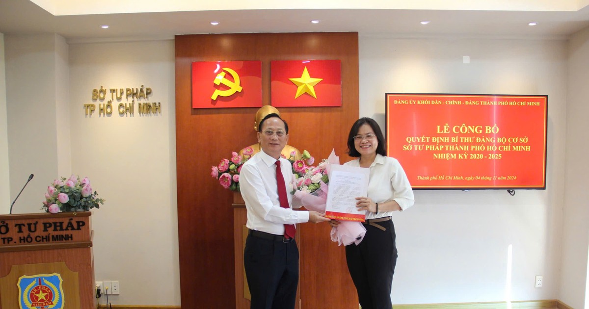 Bà Nguyễn Thị Hồng Hạnh làm Bí thư Đảng ủy Sở Tư pháp TP.HCM | Báo Pháp Luật TP. Hồ Chí Minh