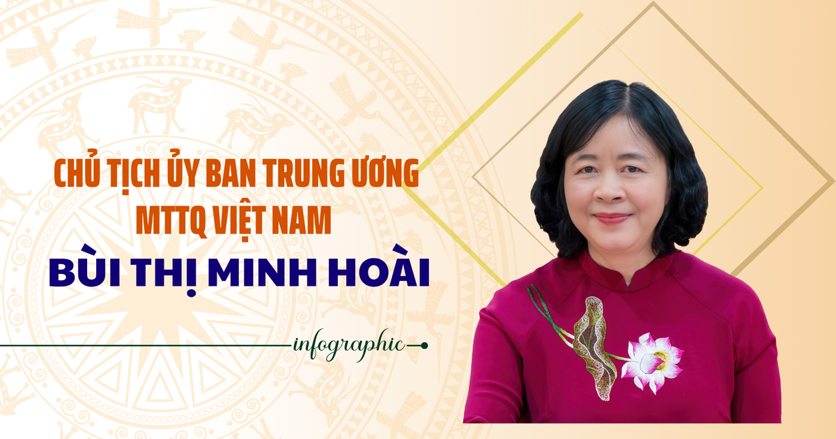 Chân dung nữ Chủ tịch Ủy ban Trung ương MTTQ Việt Nam Bùi Thị Minh Hoài | Báo Pháp Luật TP. Hồ ...