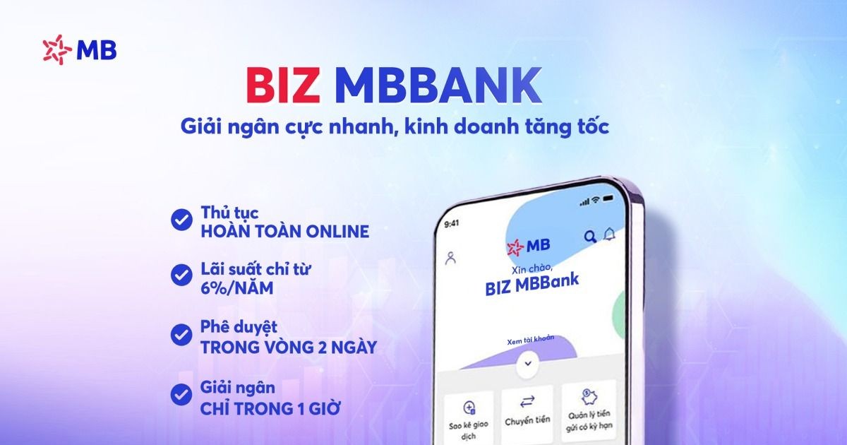 BIZ MBBank tài trợ 100% phí thành lập doanh nghiệp, vững bước đồng hành ...