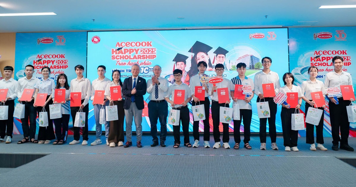 Acecook Happy Scholarship 2025: Lan tỏa hạnh phúc, chắp cánh ước mơ cho ...