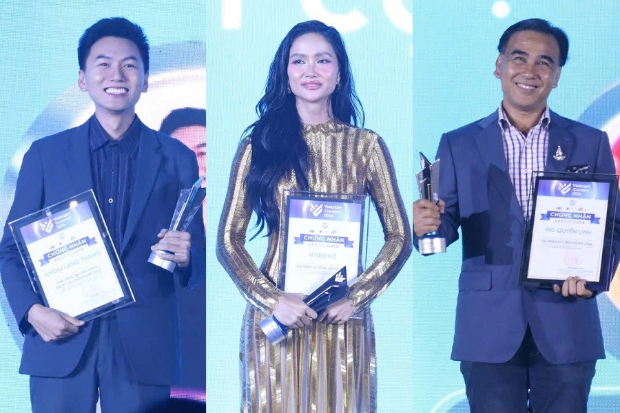 Vietnam iContent Awards 2024: Khoai Lang Thang lập 'cú đúp', Quyền Linh, H'Hen Niê được vinh ...