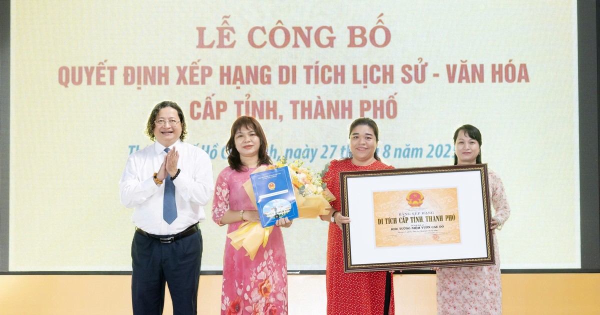 Trường THPT Ten Lơ Man và 6 công trình, địa điểm được xếp hạng di tích cấp TP | Báo Pháp Luật TP ...