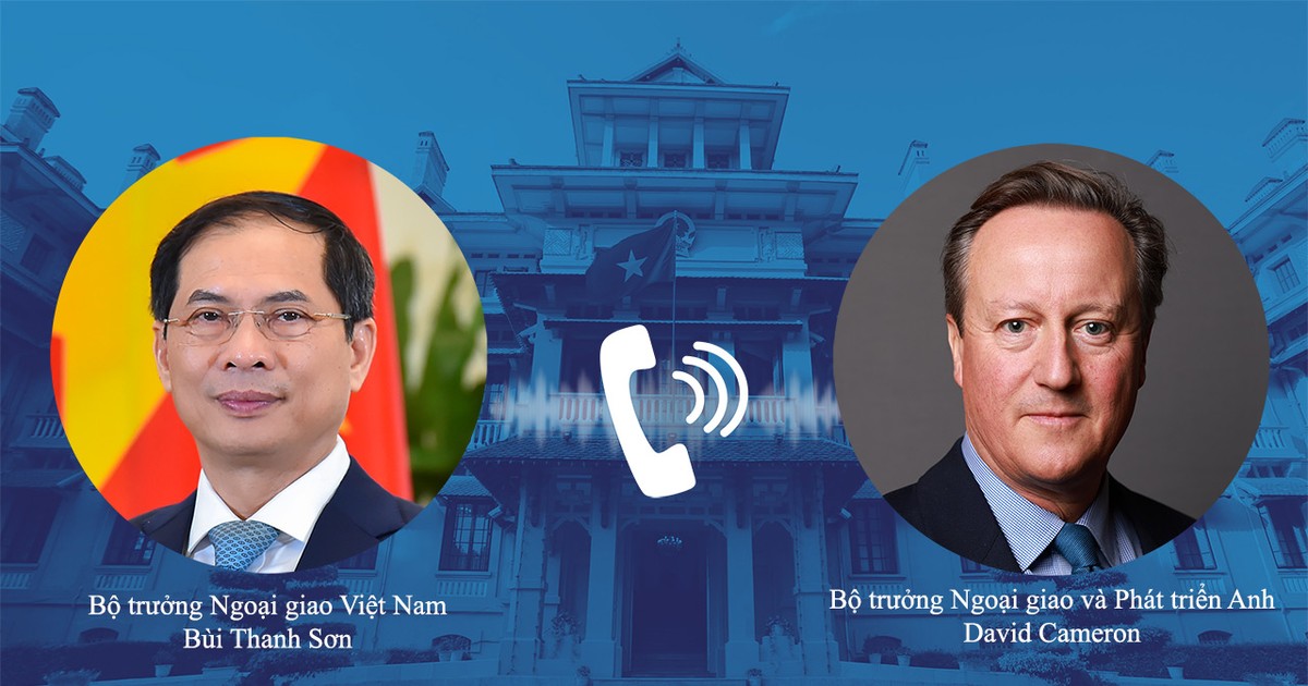 Bộ trưởng Ngoại giao Bùi Thanh Sơn điện đàm với Bộ trưởng Ngoại giao và ...