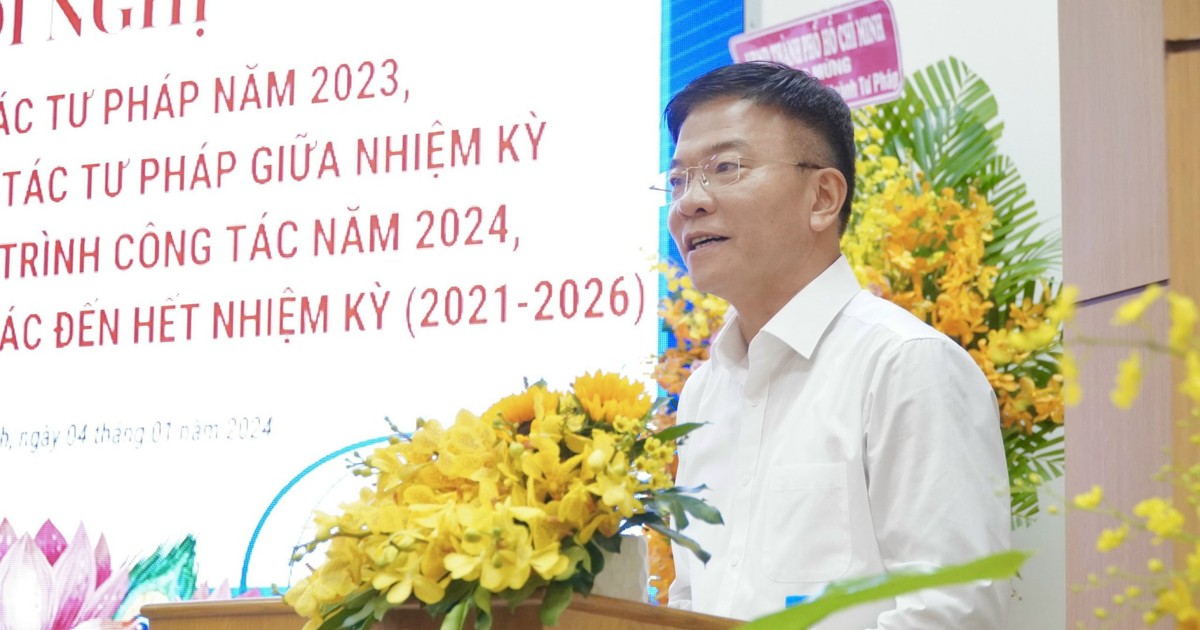 5 đề xuất, kiến nghị cụ thể của Sở Tư pháp TP.HCM với Bộ Tư pháp | Báo ...