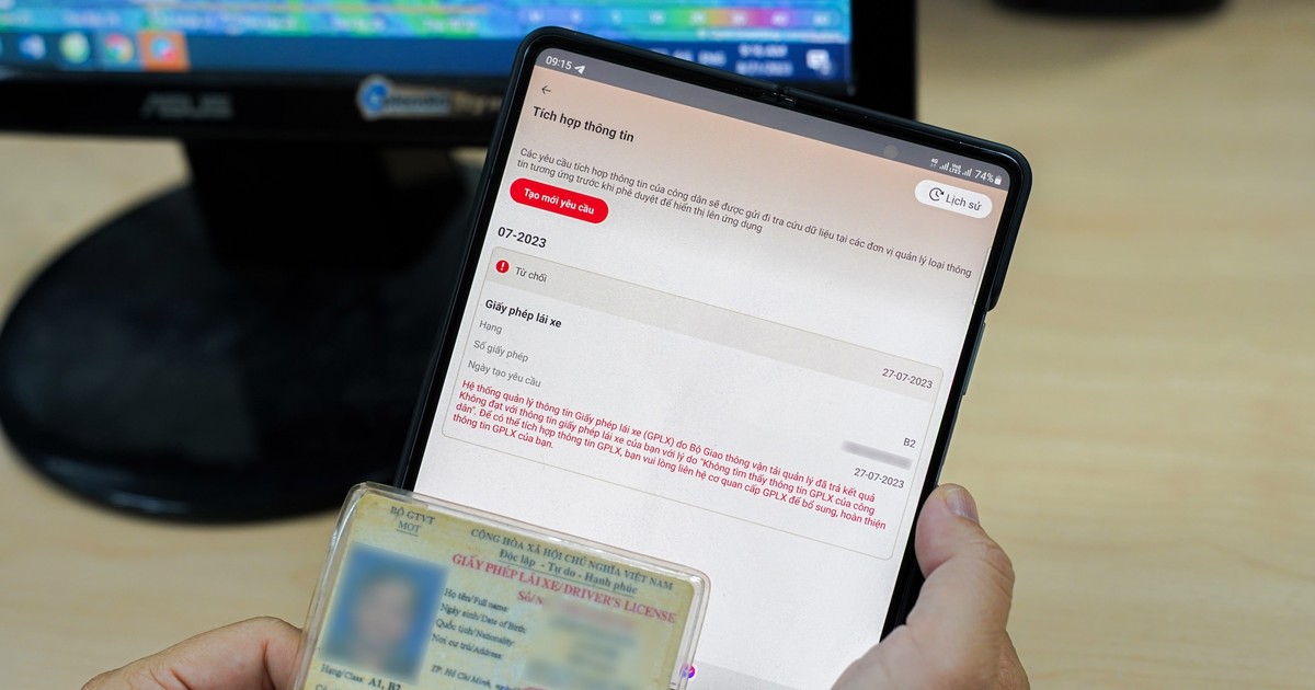Cách cập nhật CCCD để tích hợp GPLX vào VNeID | Chuyên mục CNTT báo Pháp Luật TP.HCM