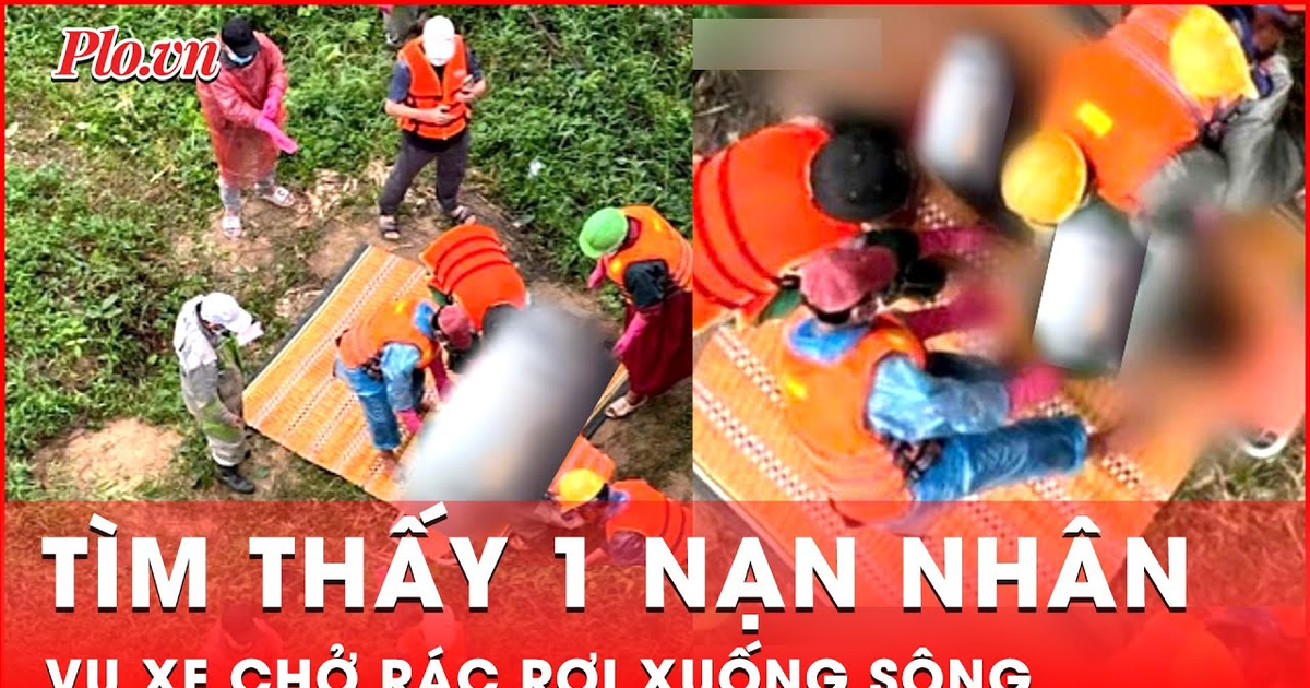 Vụ xe rác rơi xuống sông: Tìm thấy thi thể 1 nạn nhân | Báo Pháp Luật ...