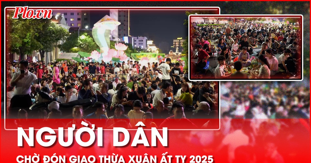 Người dân đổ về các điểm bắn pháo hoa chờ đón giao thừa Xuân Ất Tỵ 2025 | Báo Pháp Luật TP. Hồ ...