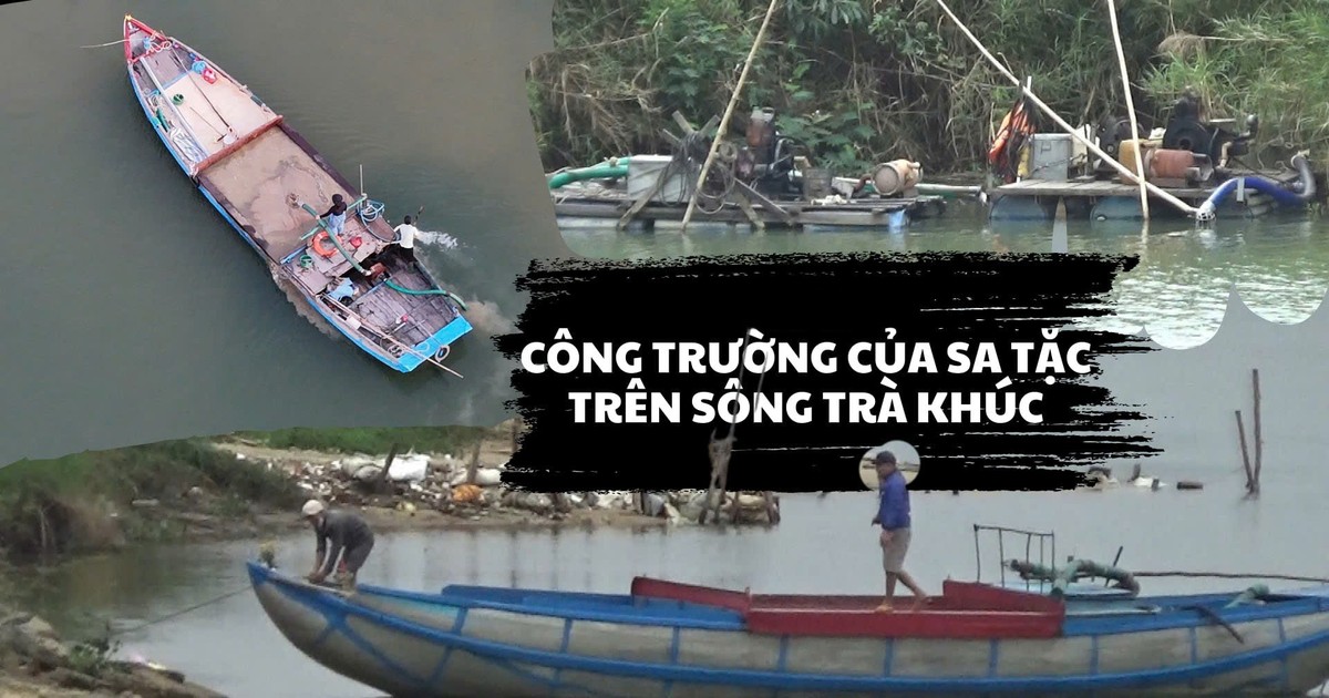 Clip: Sa tặc lập 'công trường' trên sông Trà Khúc | Báo Pháp Luật TP ...