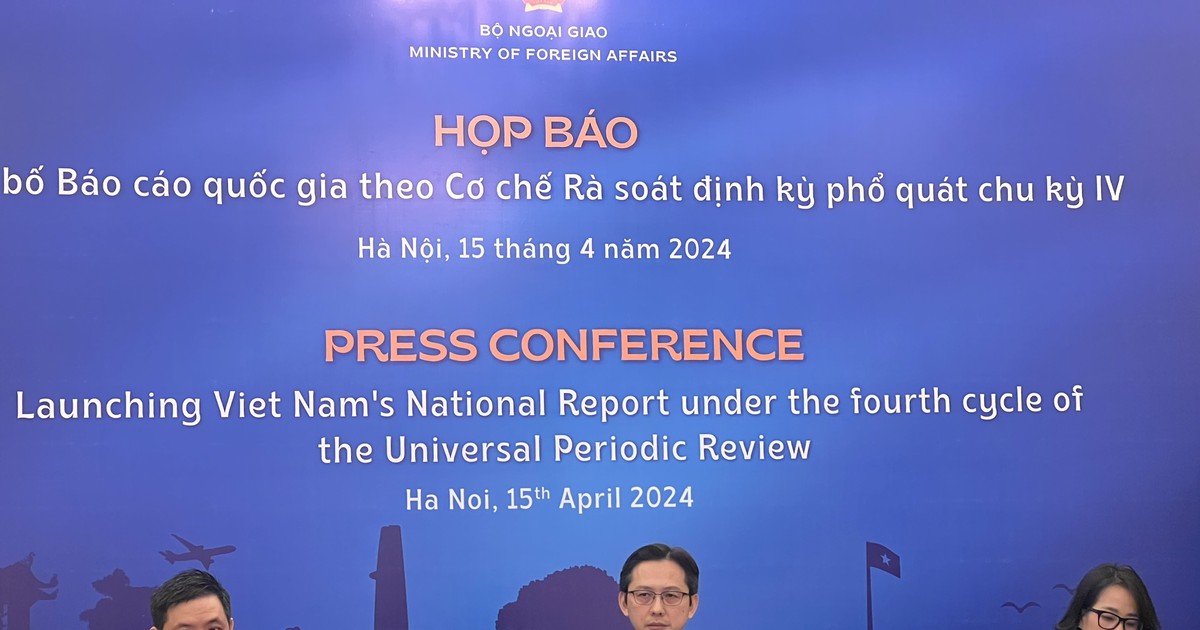 Việt Nam công bố báo cáo quốc gia về nhân quyền, tiếp tục phản đối các thông tin sai lệch được ...