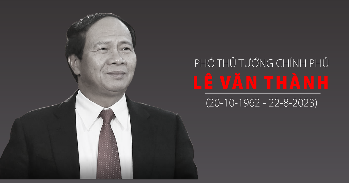 Tổ chức lễ tang Phó Thủ tướng Lê Văn Thành theo nghi thức Lễ tang cấp Nhà nước | Báo Pháp Luật ...