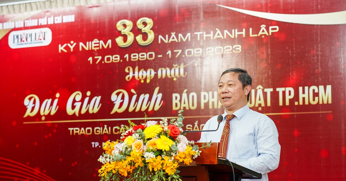 Phó Chủ tịch TP.HCM Dương Anh Đức: Pháp Luật TP.HCM đã tạo dựng uy tín, hình ảnh đẹp với bạn đọc ...