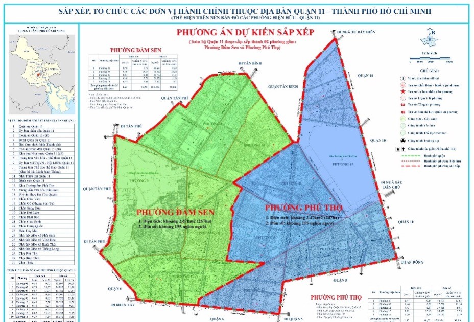 Quận 11 đề xuất có tên phường Đầm Sen | Báo Pháp Luật TP. Hồ Chí Minh