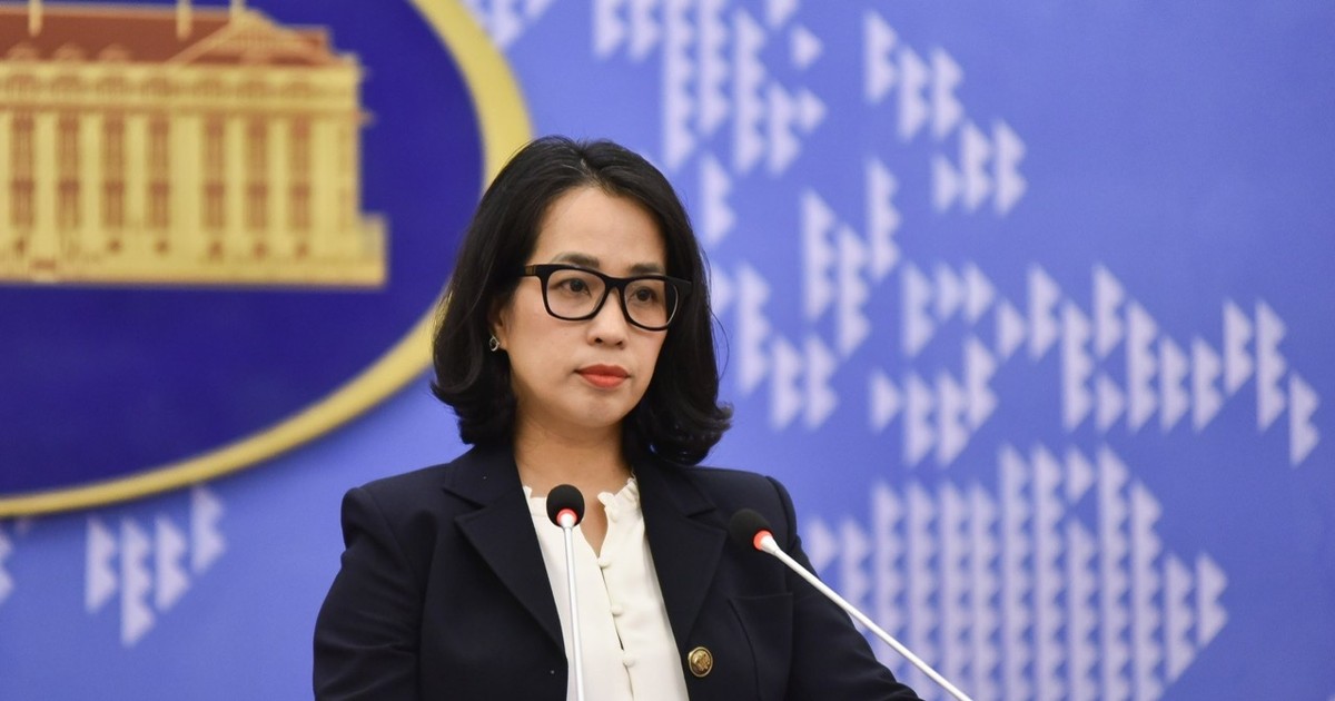 Bộ Ngoại giao phản đối những hoạt động vi phạm chủ quyền ở đá Hoài Ân và các thực thể của Trường ...