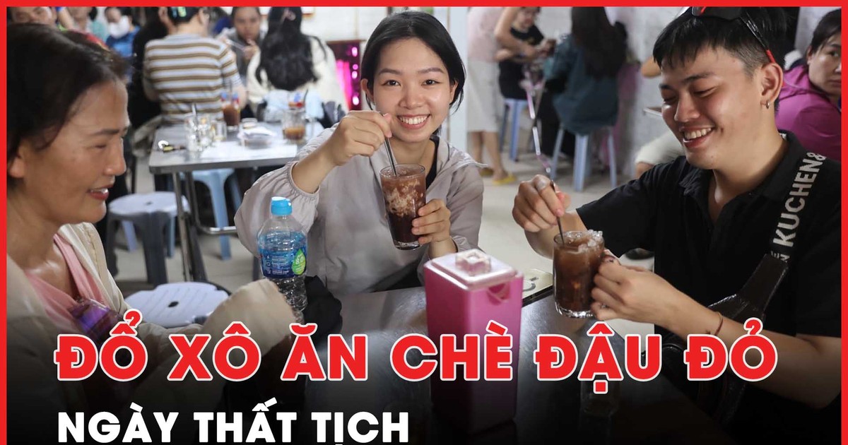 Giới trẻ TP.HCM đổ xô ăn chè đậu đỏ trong ngày Thất tịch | Báo Pháp ...