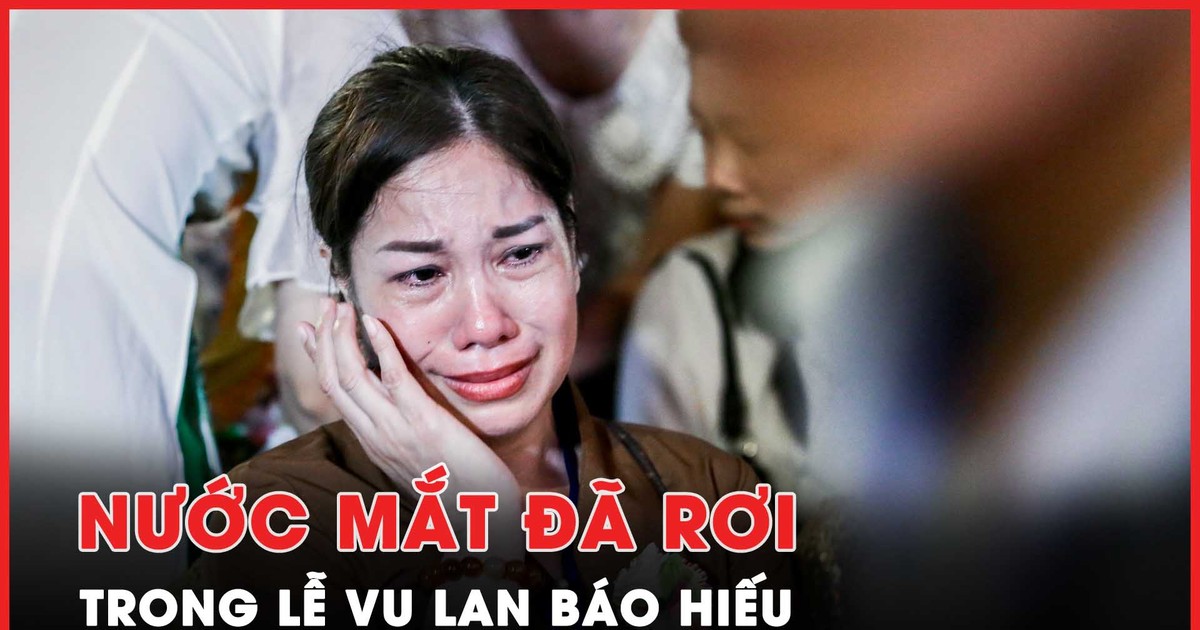 Nước mắt đã rơi trong lễ Vu Lan báo hiếu | Báo Pháp Luật TP. Hồ Chí Minh