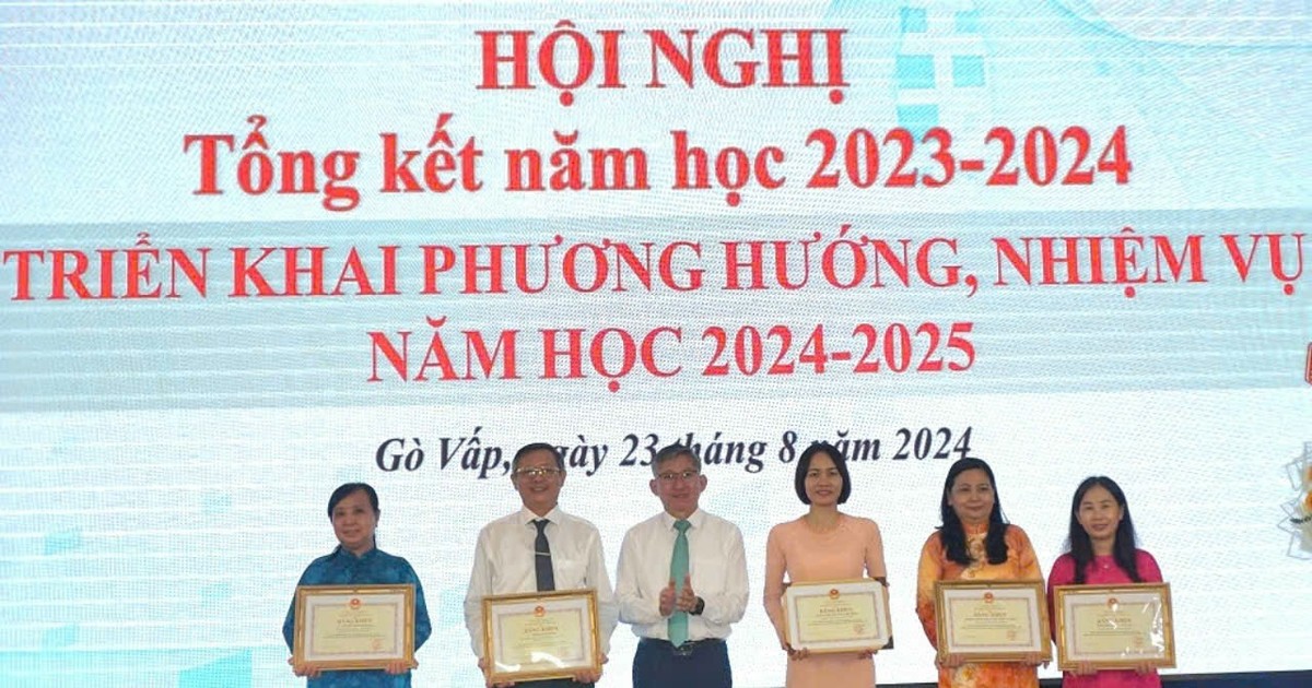 TP.HCM: Những con số ấn tượng của ngành giáo dục Gò Vấp | Báo Pháp Luật ...